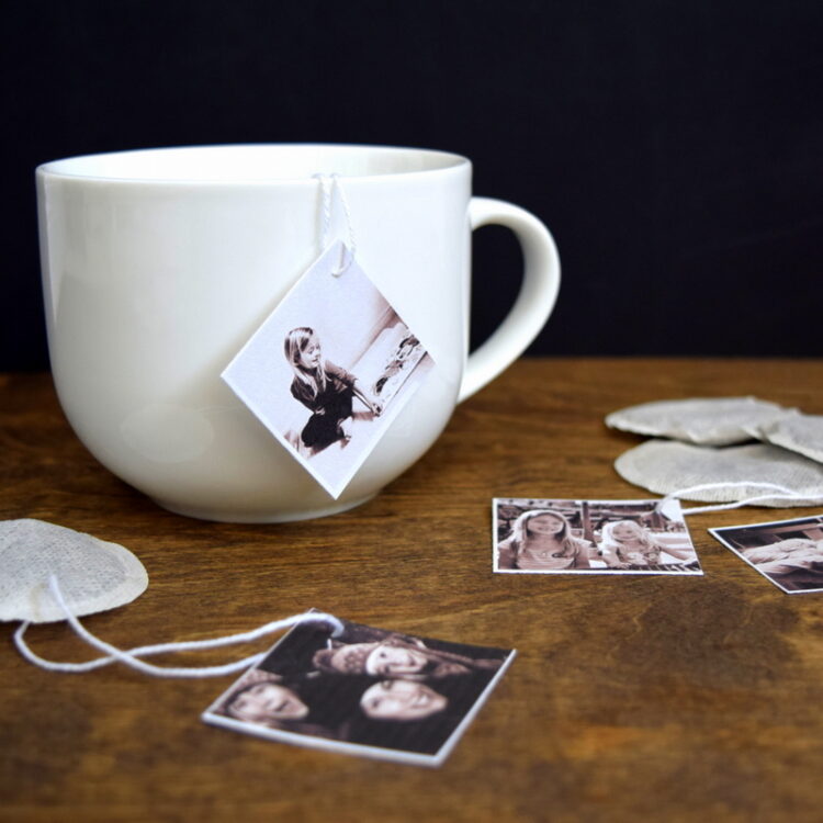 DIY Photo Tea Tags - a perfect gift for the tea lover on your list!