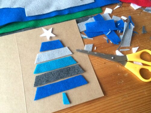 Colorful, DIY - Felt Christmas Cards - northstory + co.