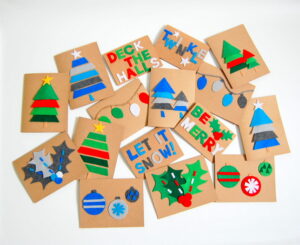 Colorful, DIY - Felt Christmas Cards - northstory + co.