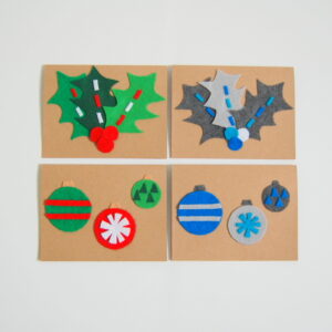 Colorful, DIY - Felt Christmas Cards - northstory + co.