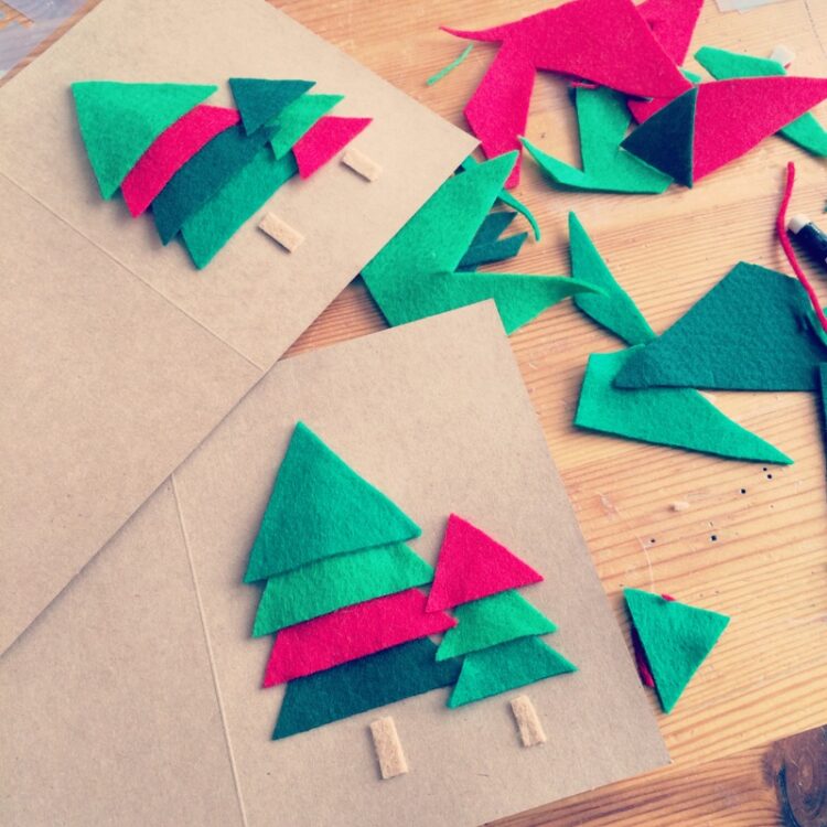Colorful, DIY - Felt Christmas Cards - northstory + co.