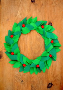 DIY Fall Felt Wreath - An easy step by step tutorial