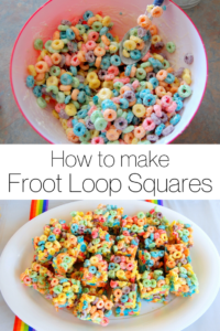 How to make Froot Loop Squares