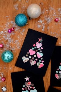DIY Paper Punch Christmas Cards